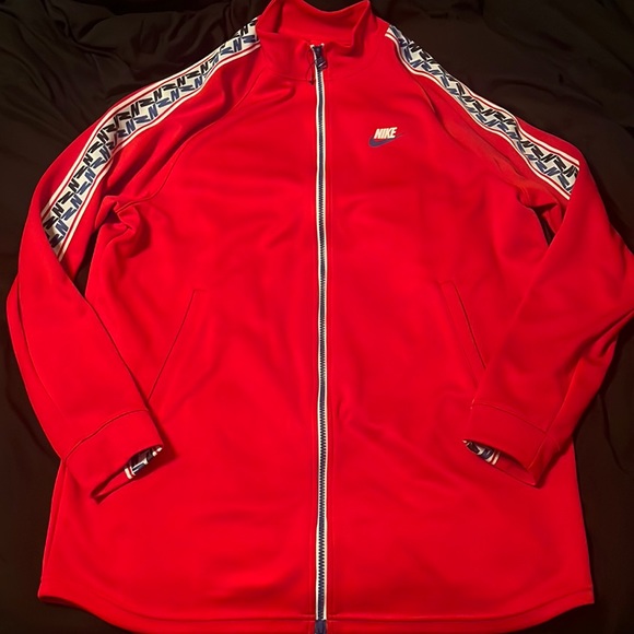 Nike | Jackets & Coats | Nike Mens Sportswear Taped Poly Track Jacket ...